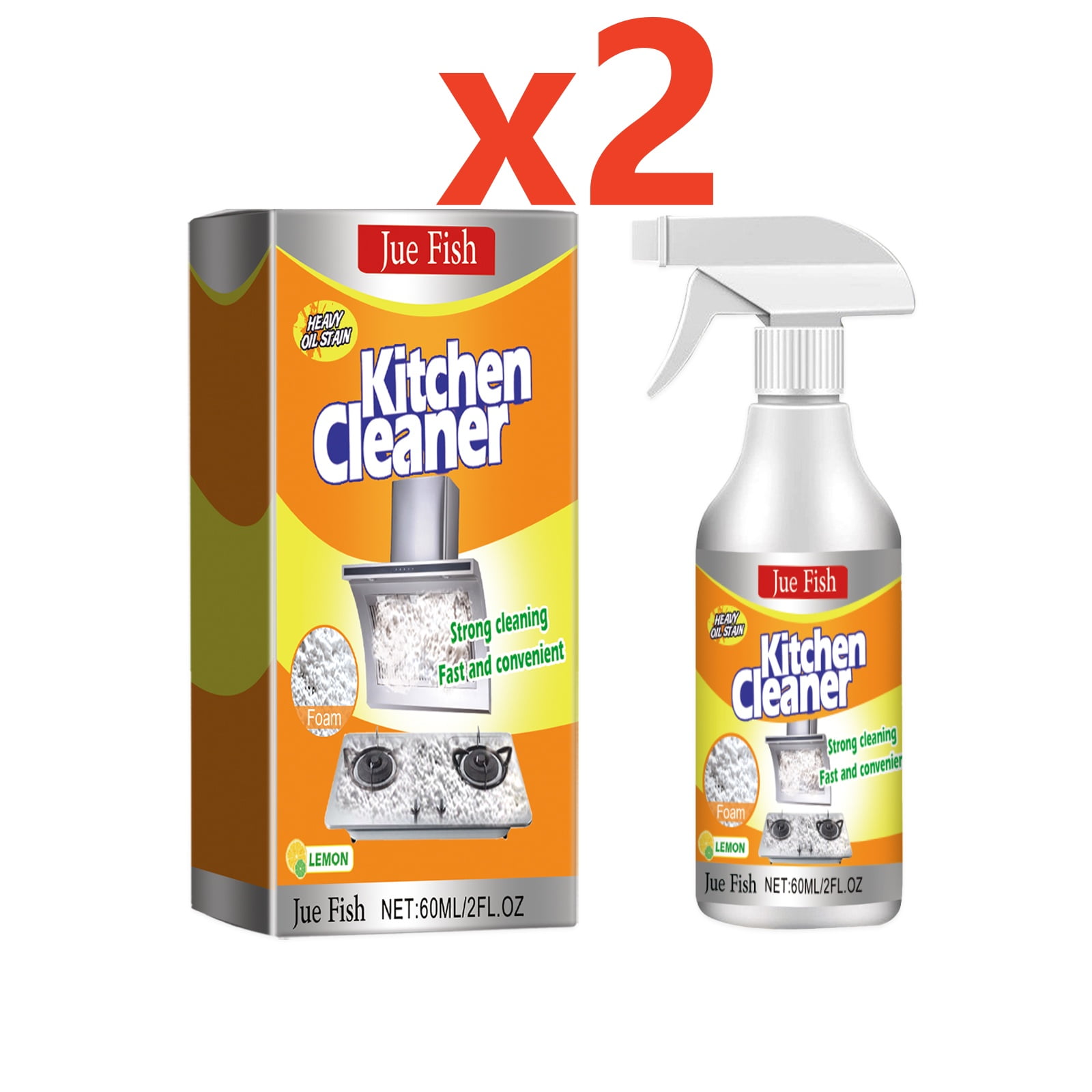 Heavy Oil Stain Cleaner Kitchen Degreaser Cleaner Spray Grease Dirt ...