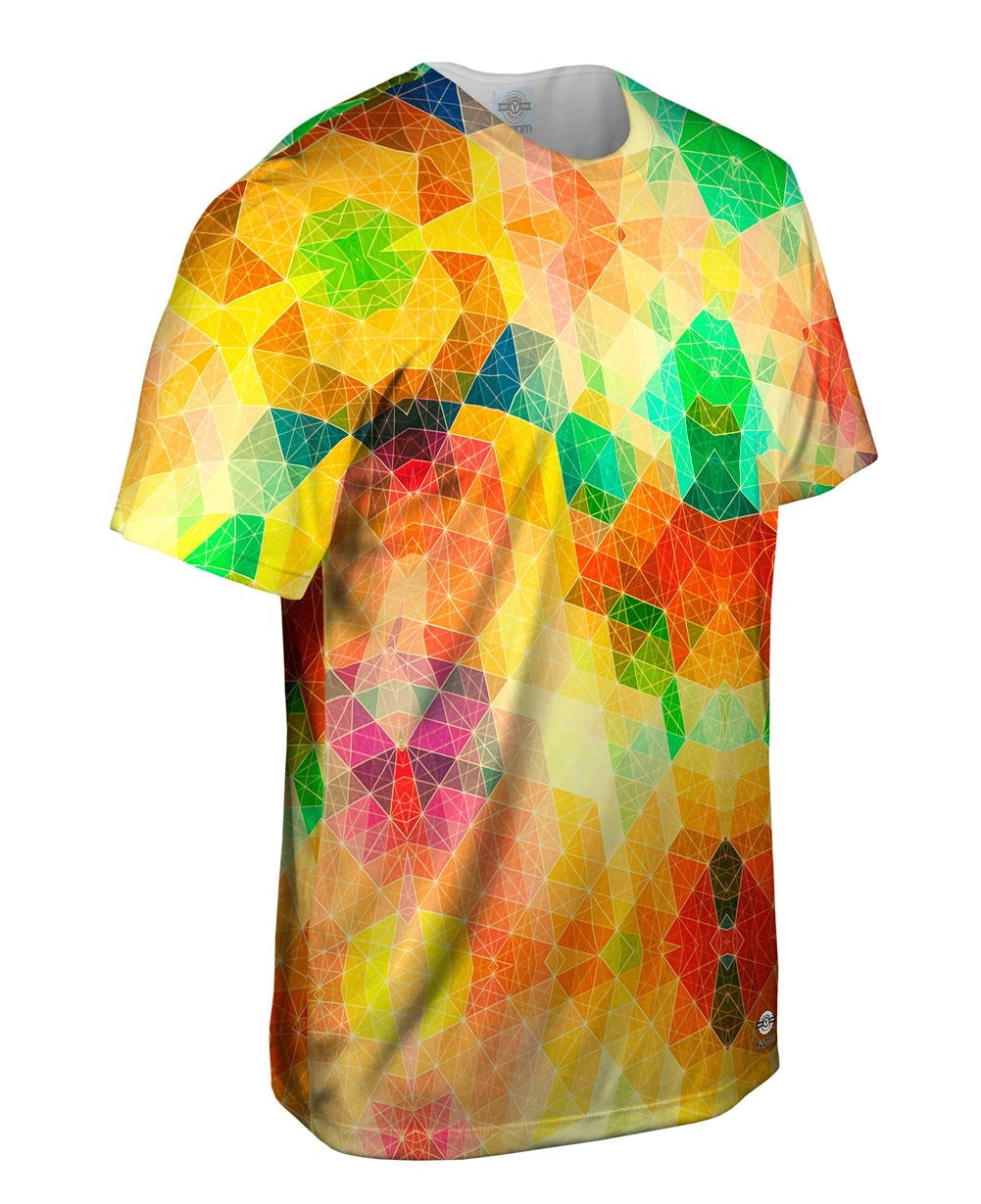 Heavy Sunshine Triangle Pattern Mens T-Shirt All Over Print - Walmart.com