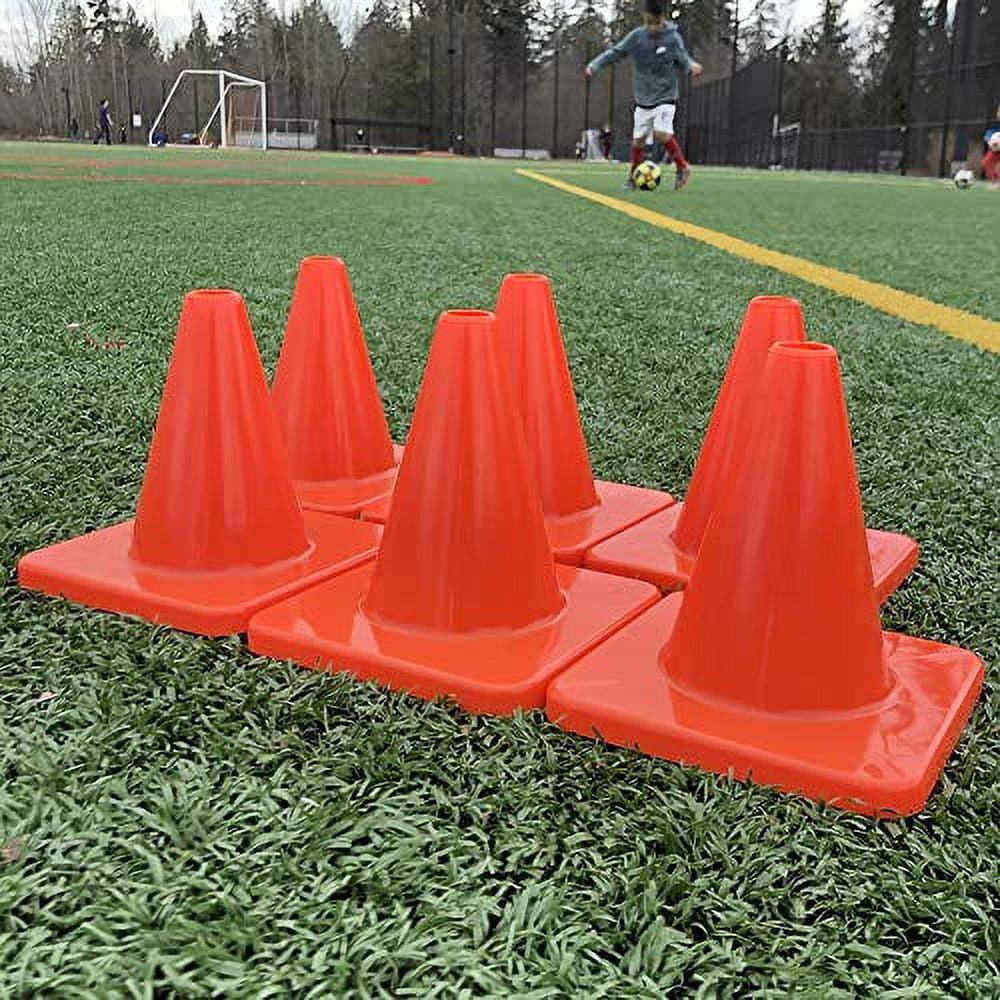 Heavy & Tough 6" Cones - Won't Fly Away in Wind or Crack/Break - LVL10 ...