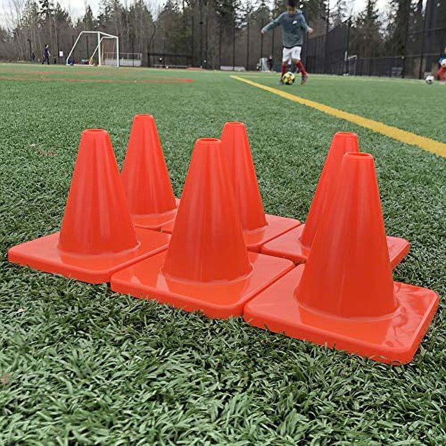 Heavy & Tough 6" Cones - Won't Fly Away in Wind or Crack/Break - LVL10 ...
