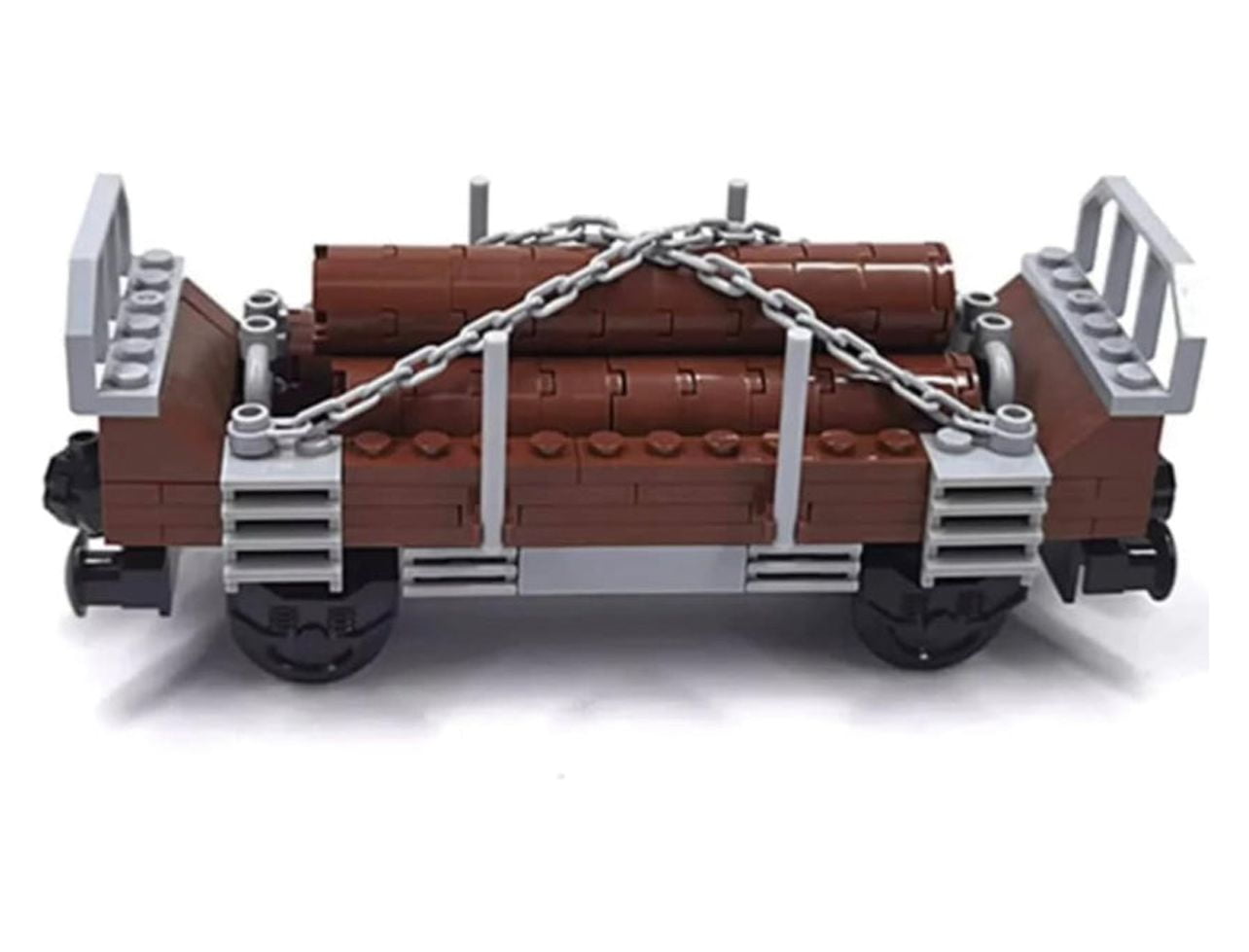 Heavy Timber Railroad Carriage Building Bricks Set | General Jim's Toys ...
