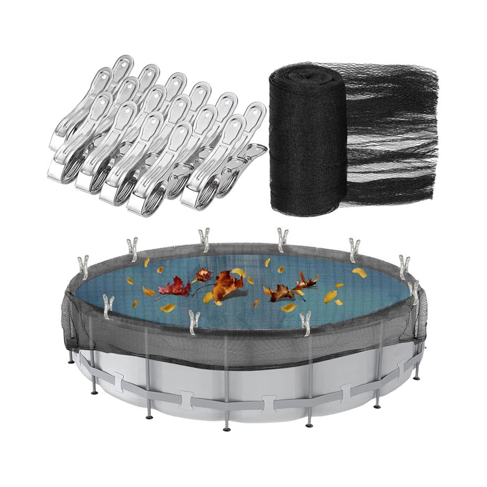 Heavy Type Aboves Ground Pools Cover With 12 Metal Clip Durability ...