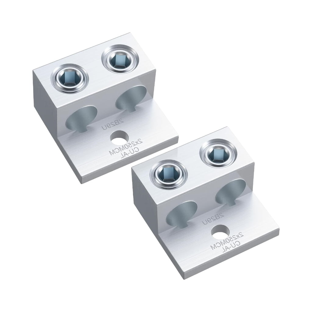 Heavy Type Aluminum Grounding Lugs Double Port Anti Corrosions ...