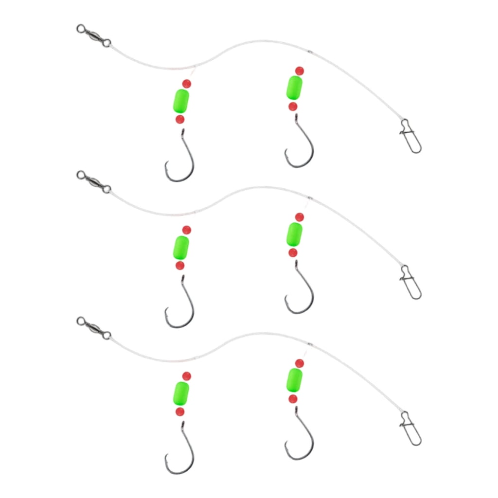 Heavy Type Fishing Leader with Multiple Size Hook Compacts Fishing Rigs ...