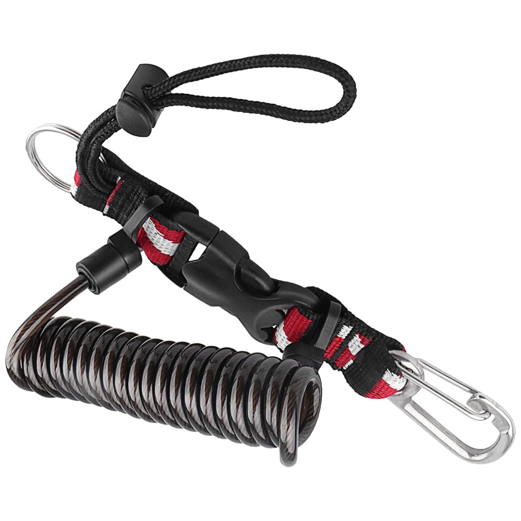 Heavy Type Stainless Steel Spring Coils Lanyard with Quickly Release ...