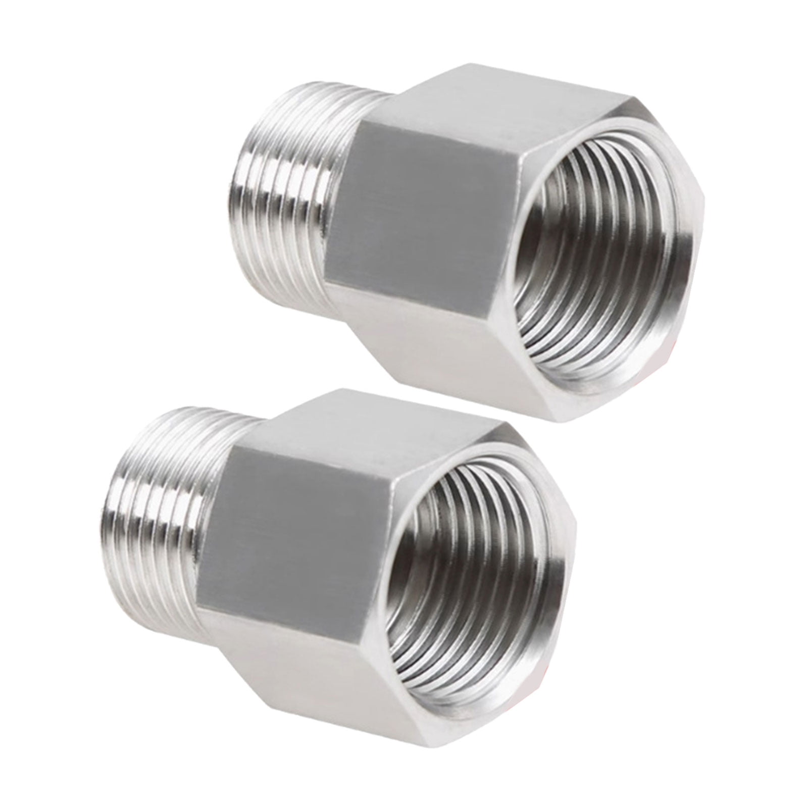 Heavy Wall Metal Pipe Couplings 3/8inch Female 1/4inch Male Adapter ...