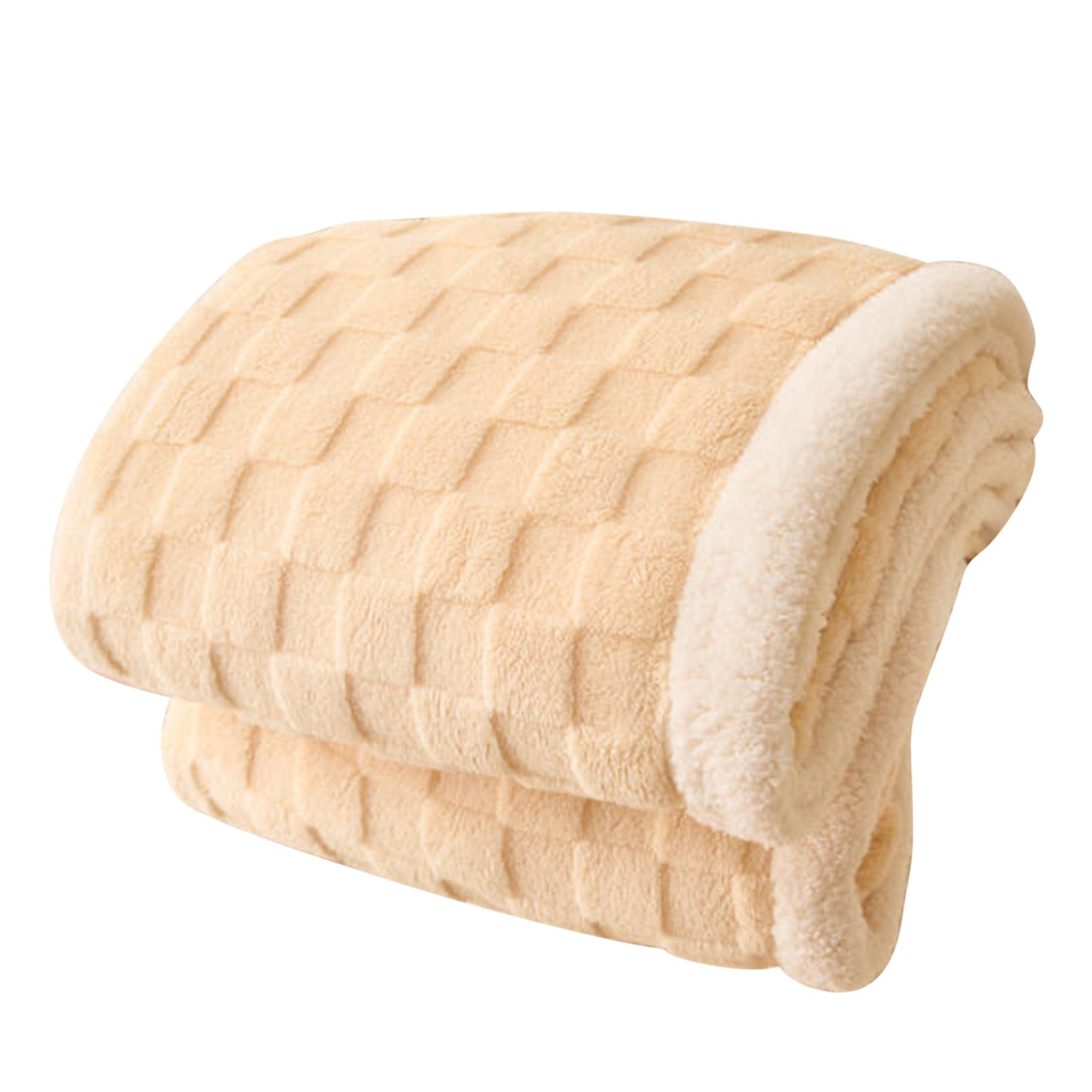 Heavy Warm Sherpa Throw Blanket, Luxury Thicken Plush Flannel Blanket ...