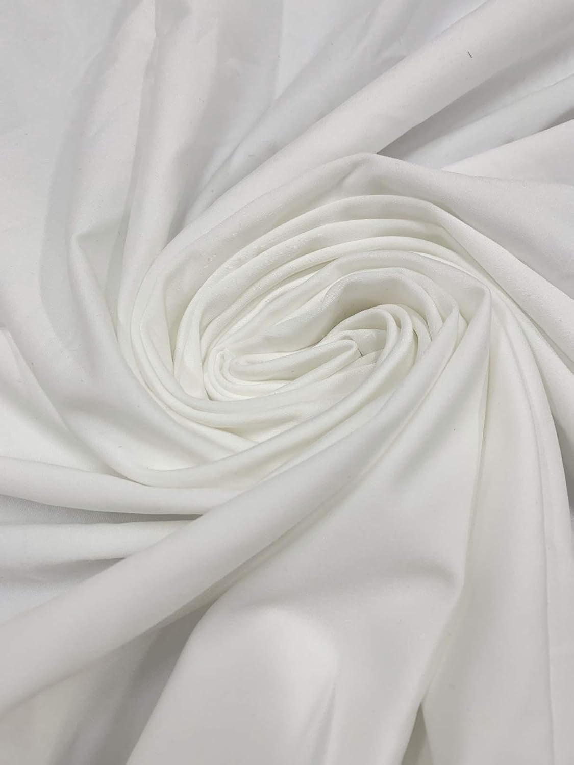 Heavy Weight 4 Ways Stretch Solid Fabric (White) - Walmart.com