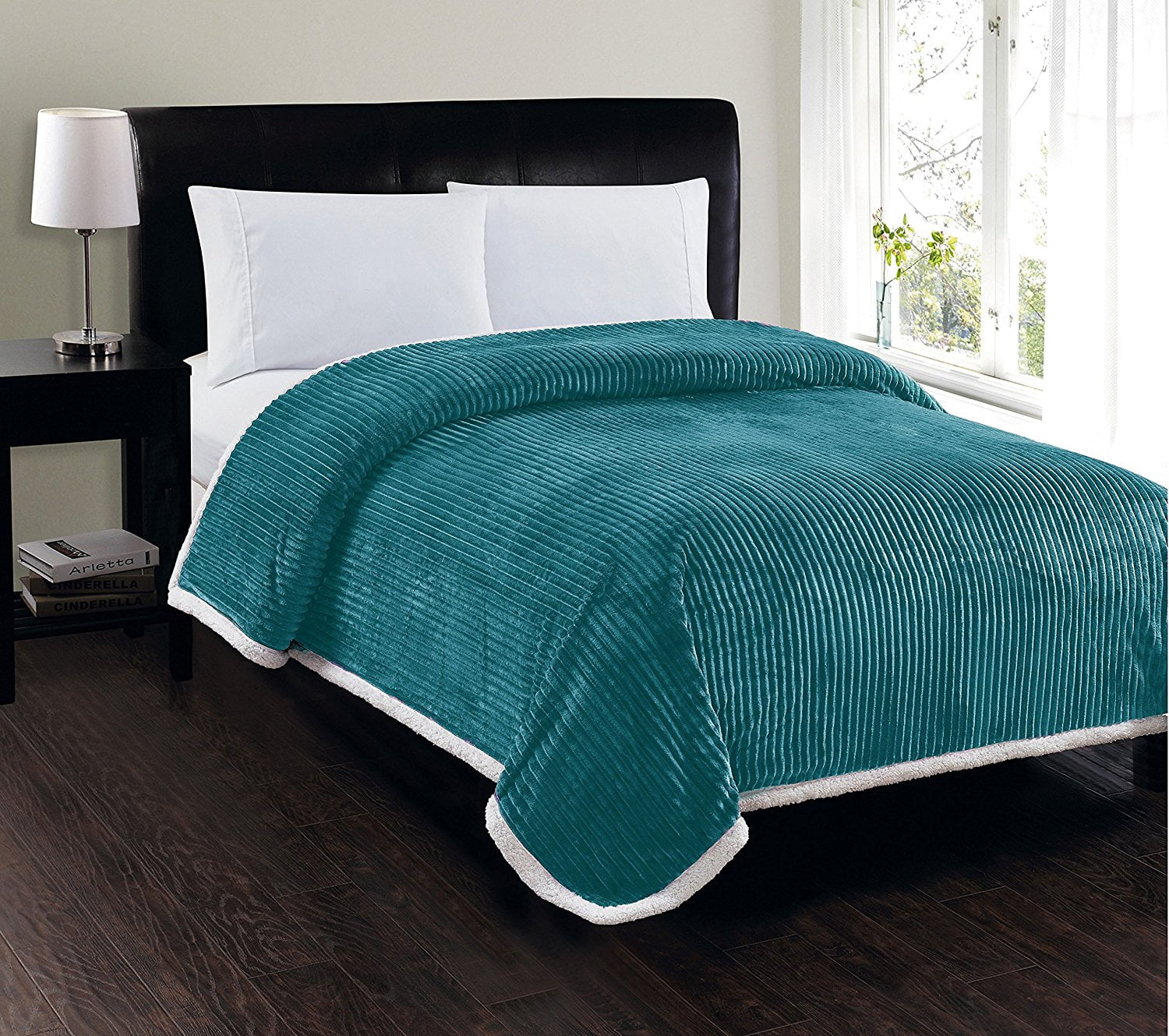 Elegant Comfort Ultra Plush Blanket - Queen Size - Turquoise - Walmart.com