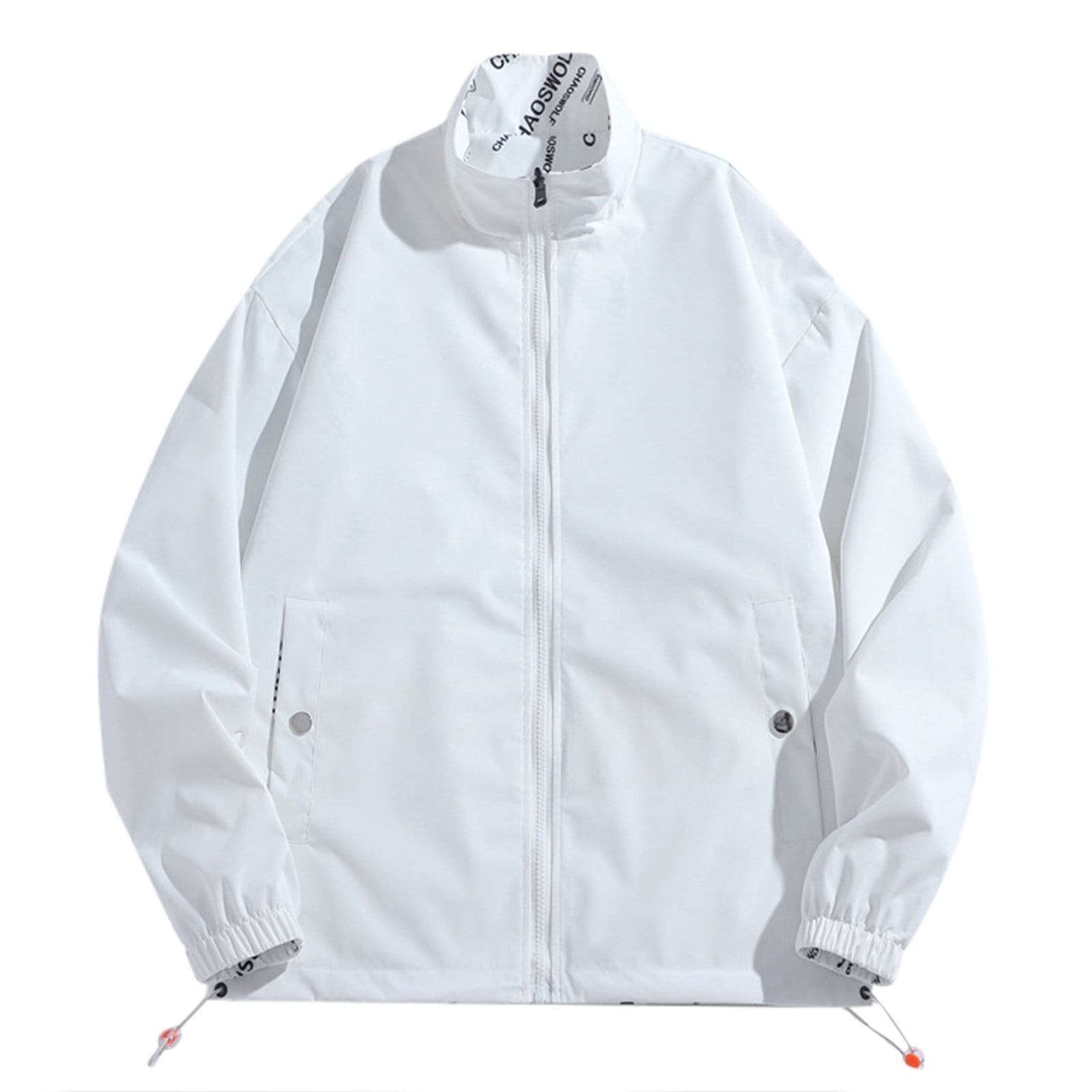 Heavy Winter Jackets for Men Reversible Standing Collar Work Jacket ...