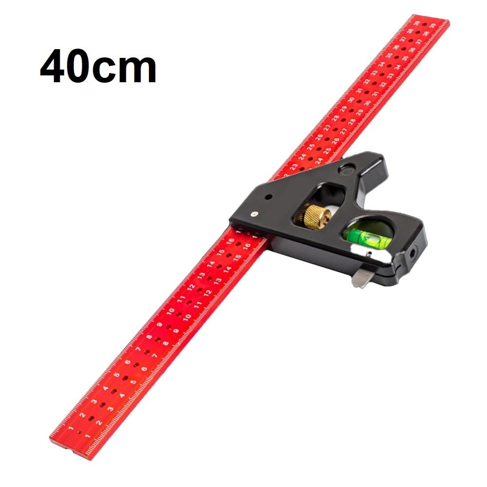 Heavy Woodworking Combination Angles Ruler Aluminum Alloy Ruler ...