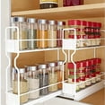 Heavy-duty Iron Spice Rack Storage Box, Suitable For Cabinets - 2-layer ...