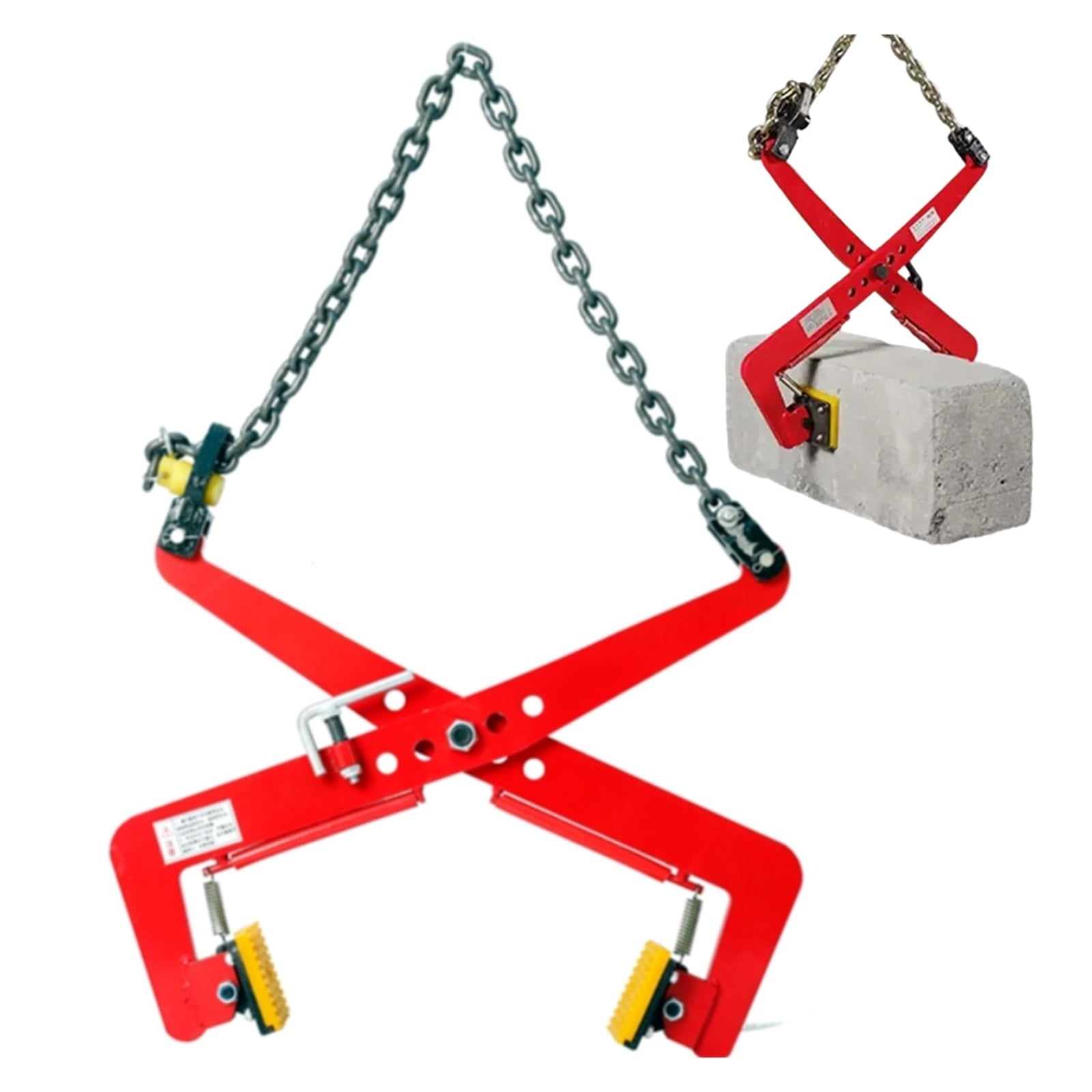 Heavy-duty Stone Lifting Clamp for Curb Stones Adjustable Jaw Width ...