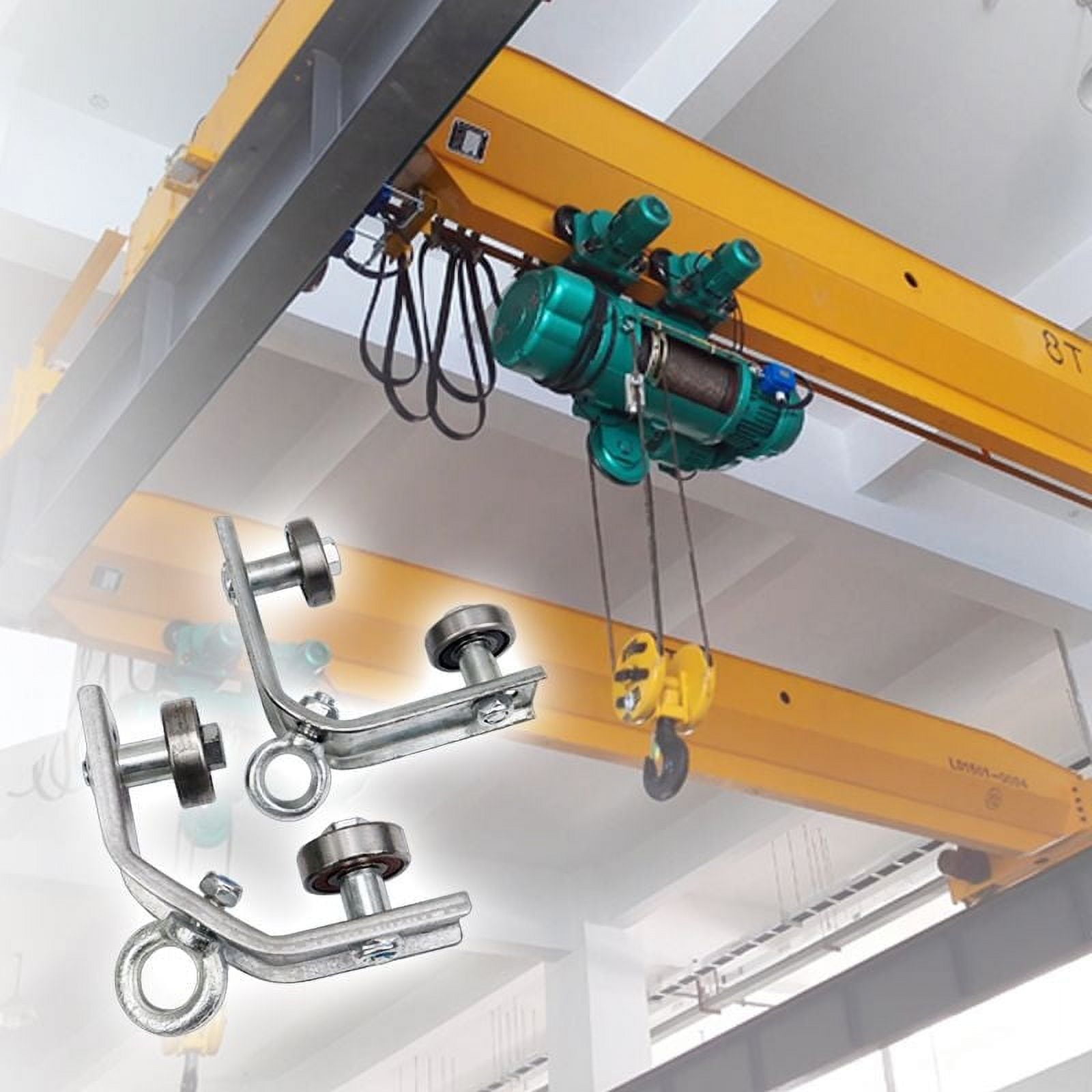 Heavy-duty Wire Pulley, Angle Iron Crans, 40-50mm Diameter, Steel ...