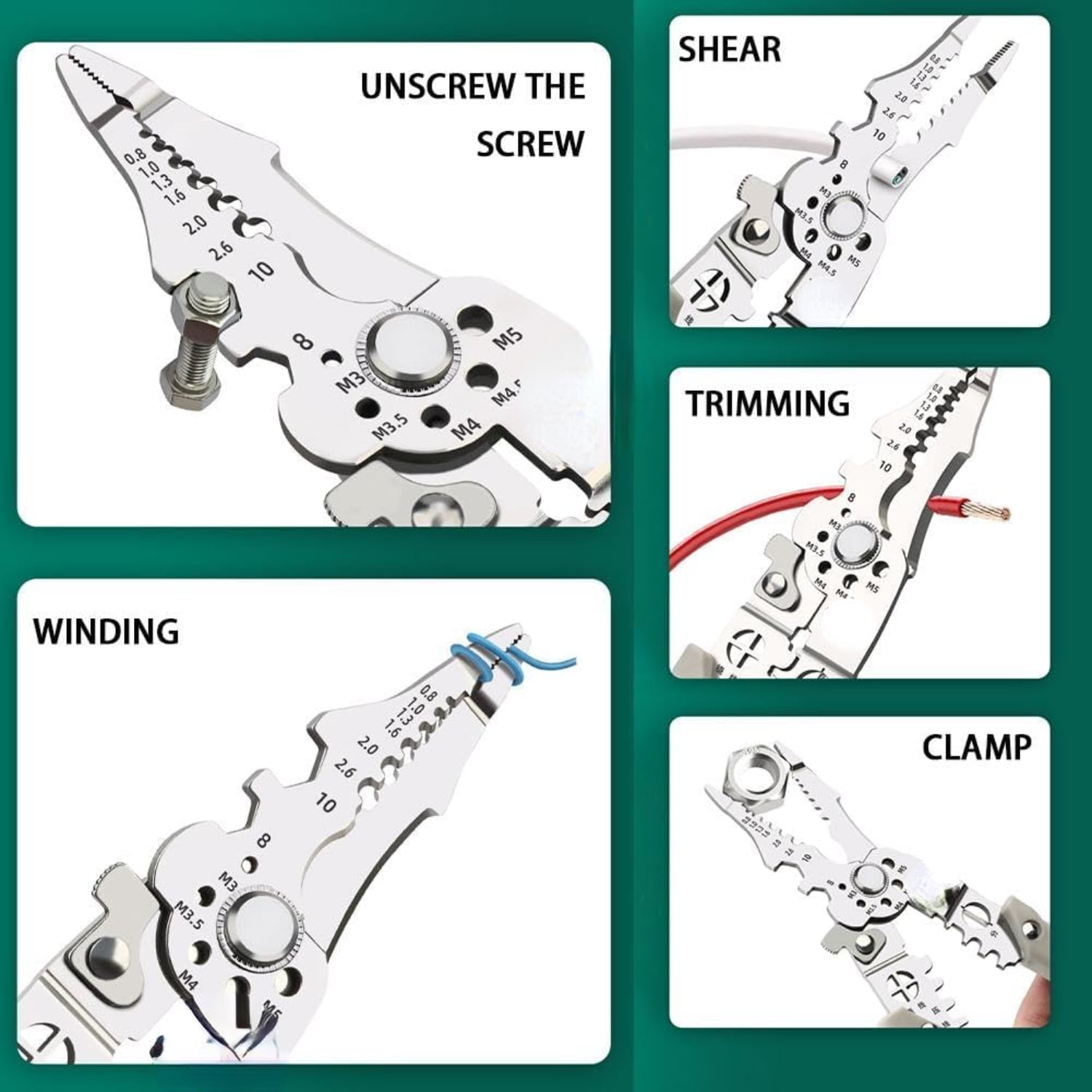 Heavy duty efficient and precise multifunctional electrical wire ...