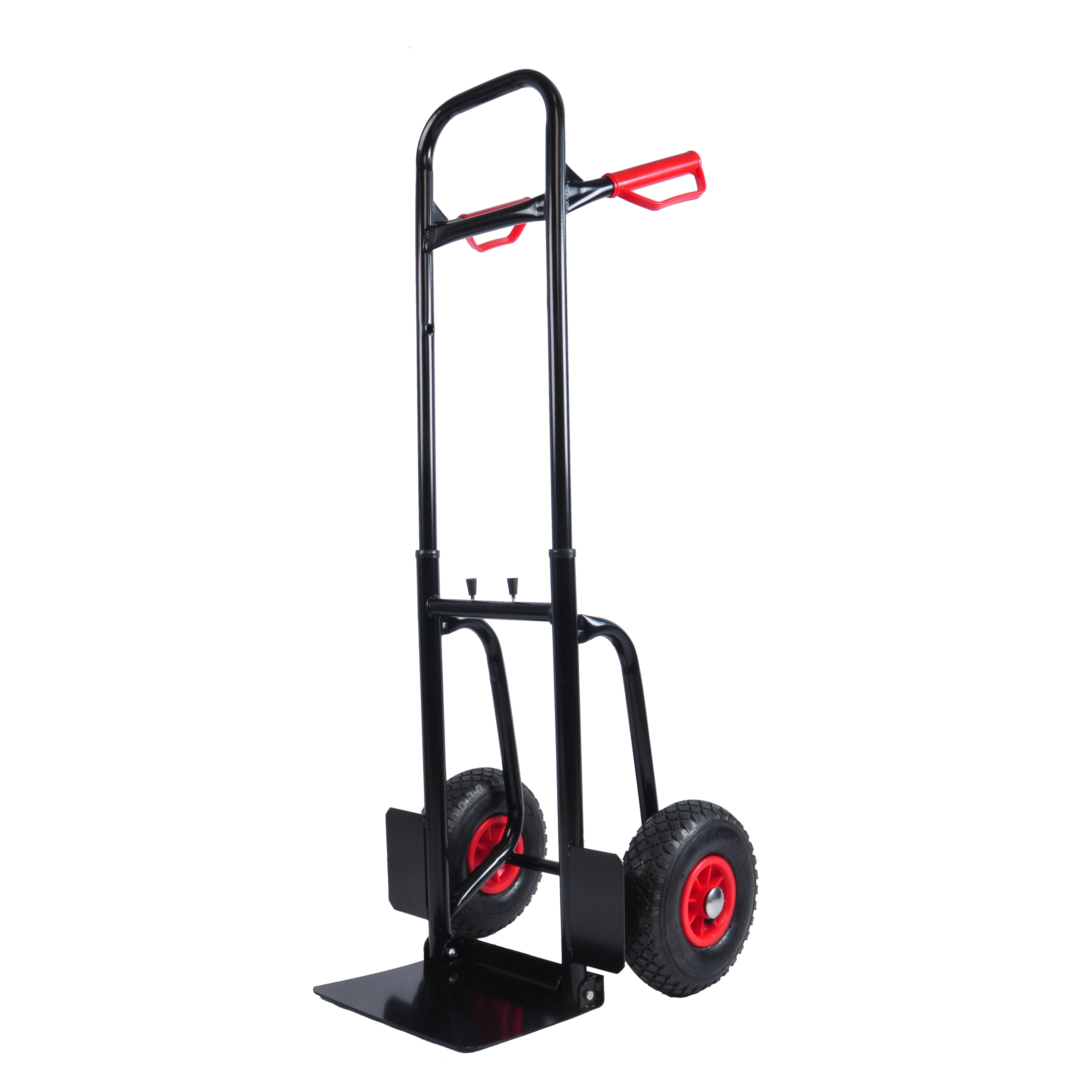 Heavy duty manual truck with double handles 330 lb steel trolley for ...