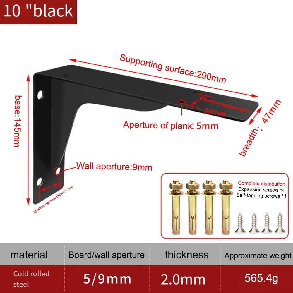 Heavy Duty Tripod Bracket Wall Support Rack Wall Mounted Rack Hardware ...