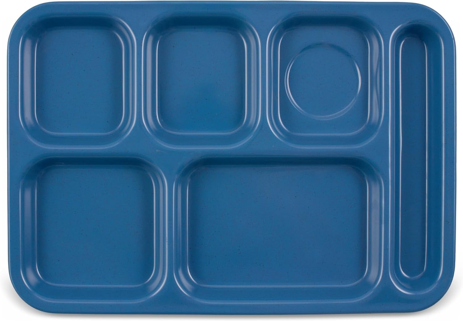 Heavyweight 6-Compartment Melamine Tray 10" X 14" - Sandshade (Pack Of ...