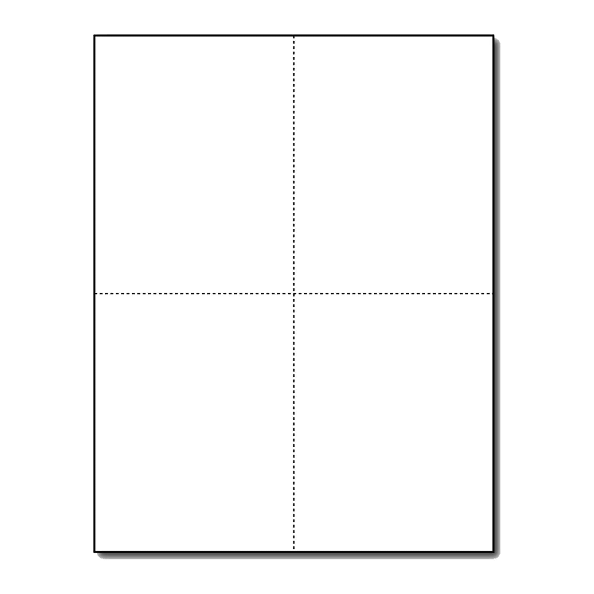 Heavyweight Blank Postcard Paper for Printing - White - 250 Sheets ...
