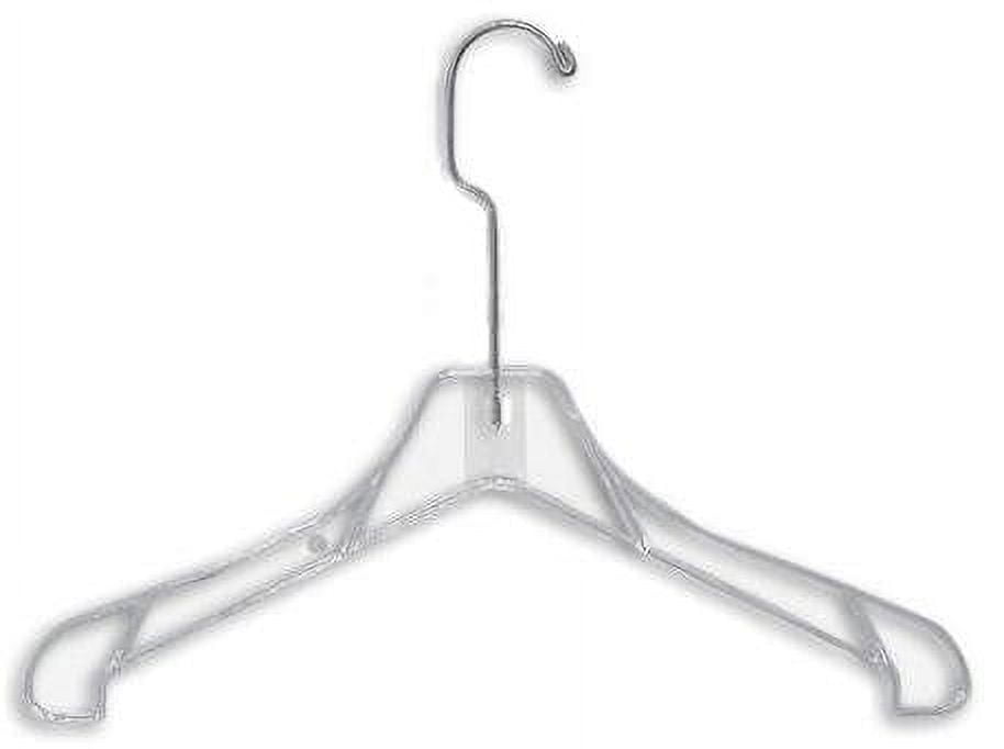 Heavyweight Clear Coat Hanger (Long Hook) - Walmart.com