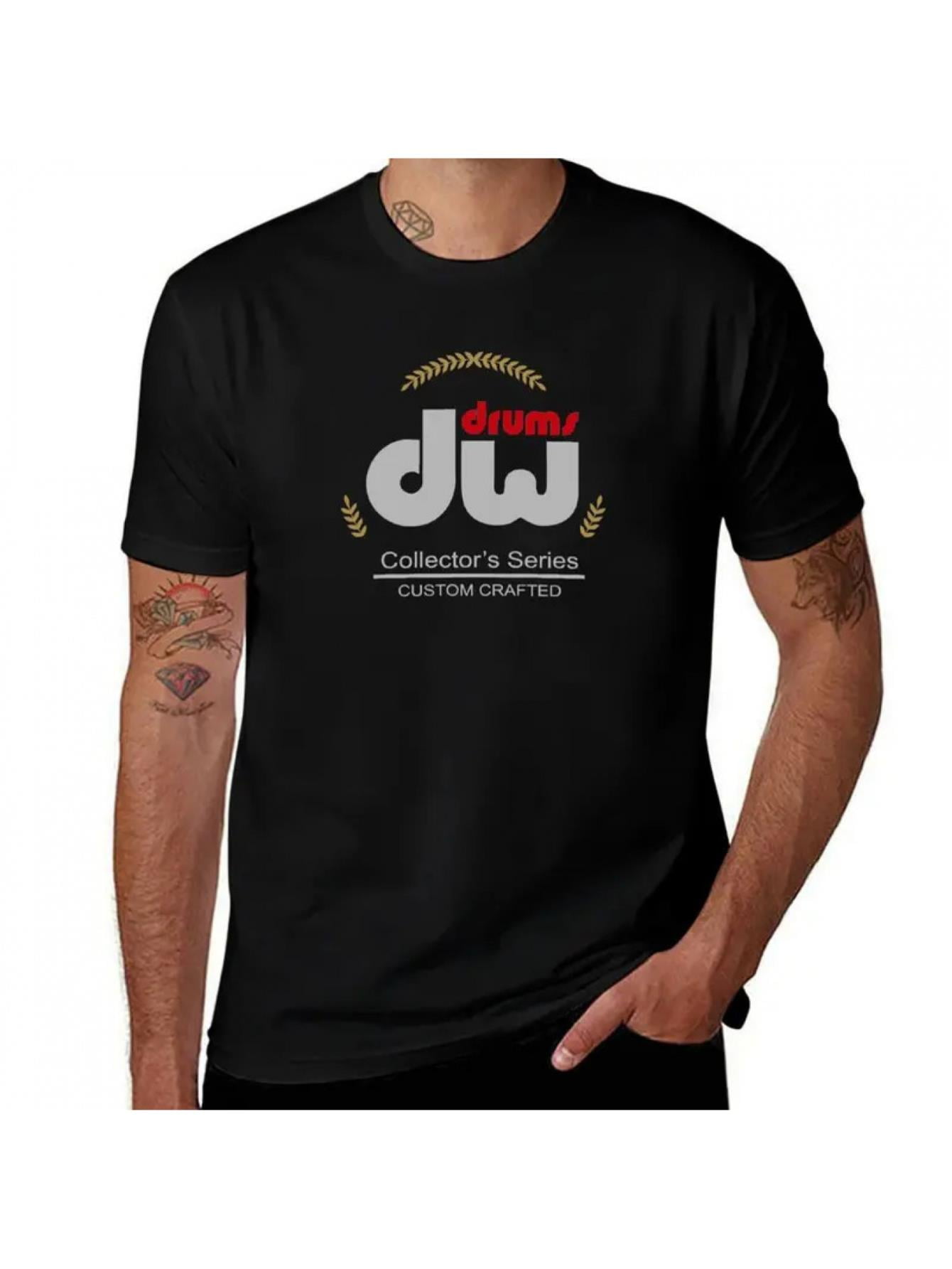 Heavyweight Cotton T-shirts,DW Drums Collector'S Series Graphic T-Shirt ...