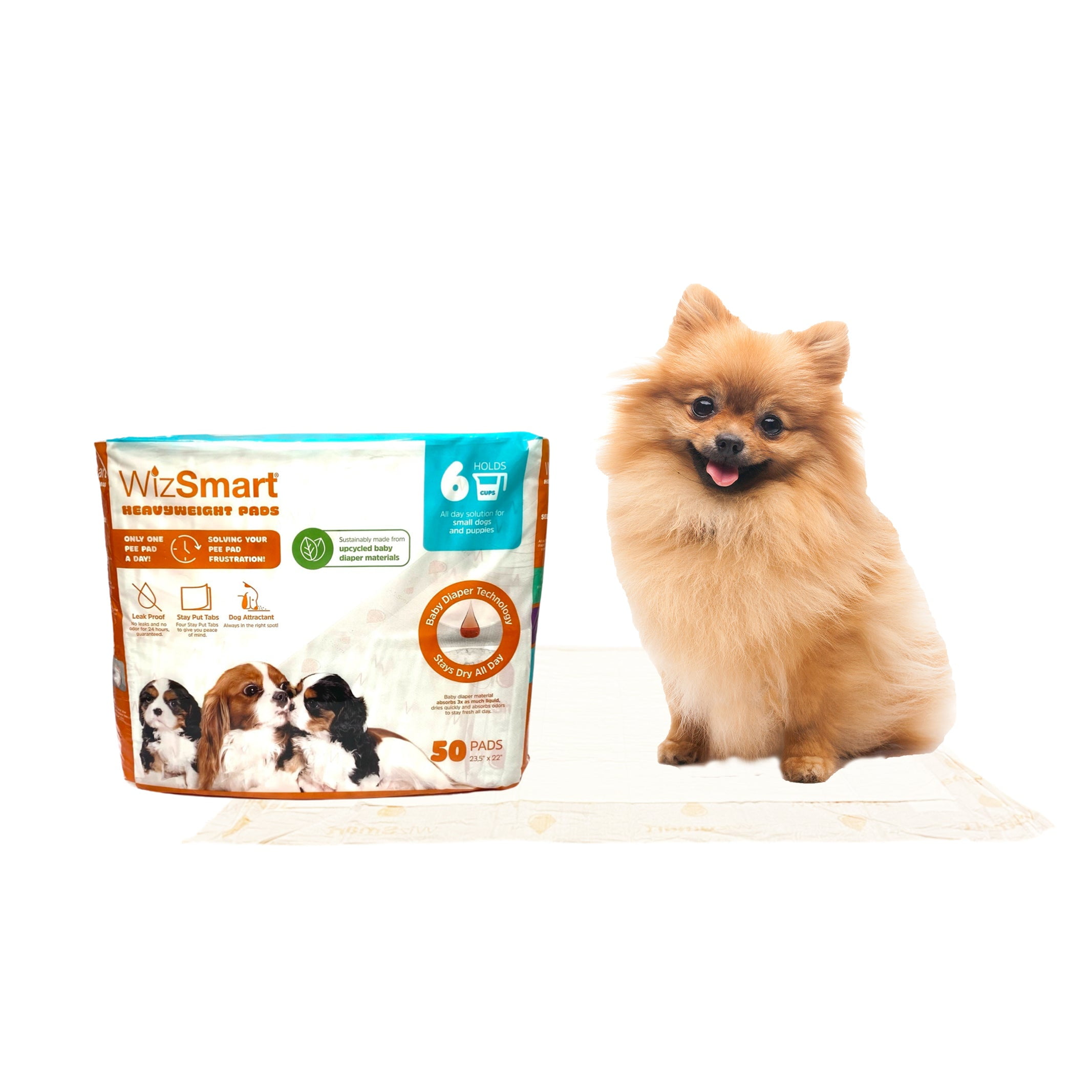 Heavyweight Dog Pads (6 cups) - Walmart.com
