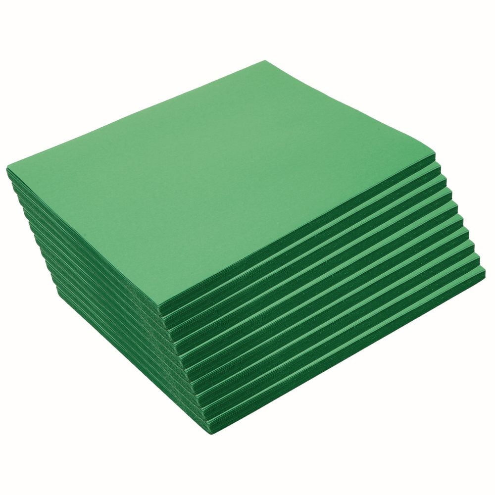 Heavyweight Holiday Green Construction Paper, 9" x 12", 500 Sheets ...