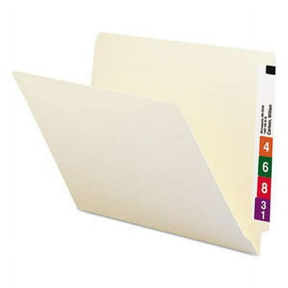 Heavyweight Manila End Tab Folders - Walmart.com