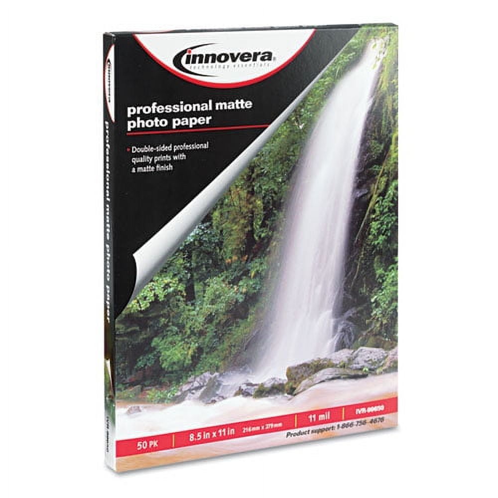Heavyweight Photo Paper, 11 Mil, 8.5 X 11, Matte White, 50/pack ...