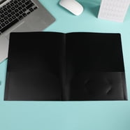 C-Line Two-Pocket Heavyweight Poly Portfolio Folder, Primary Colors, 10 ...