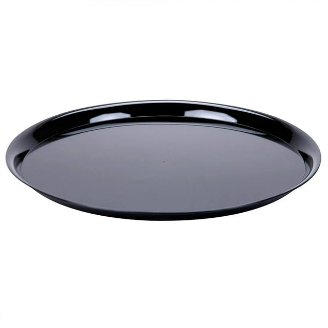 Heavyweight Plastic Round Catering Tray with High Edge, 16-Inch ...