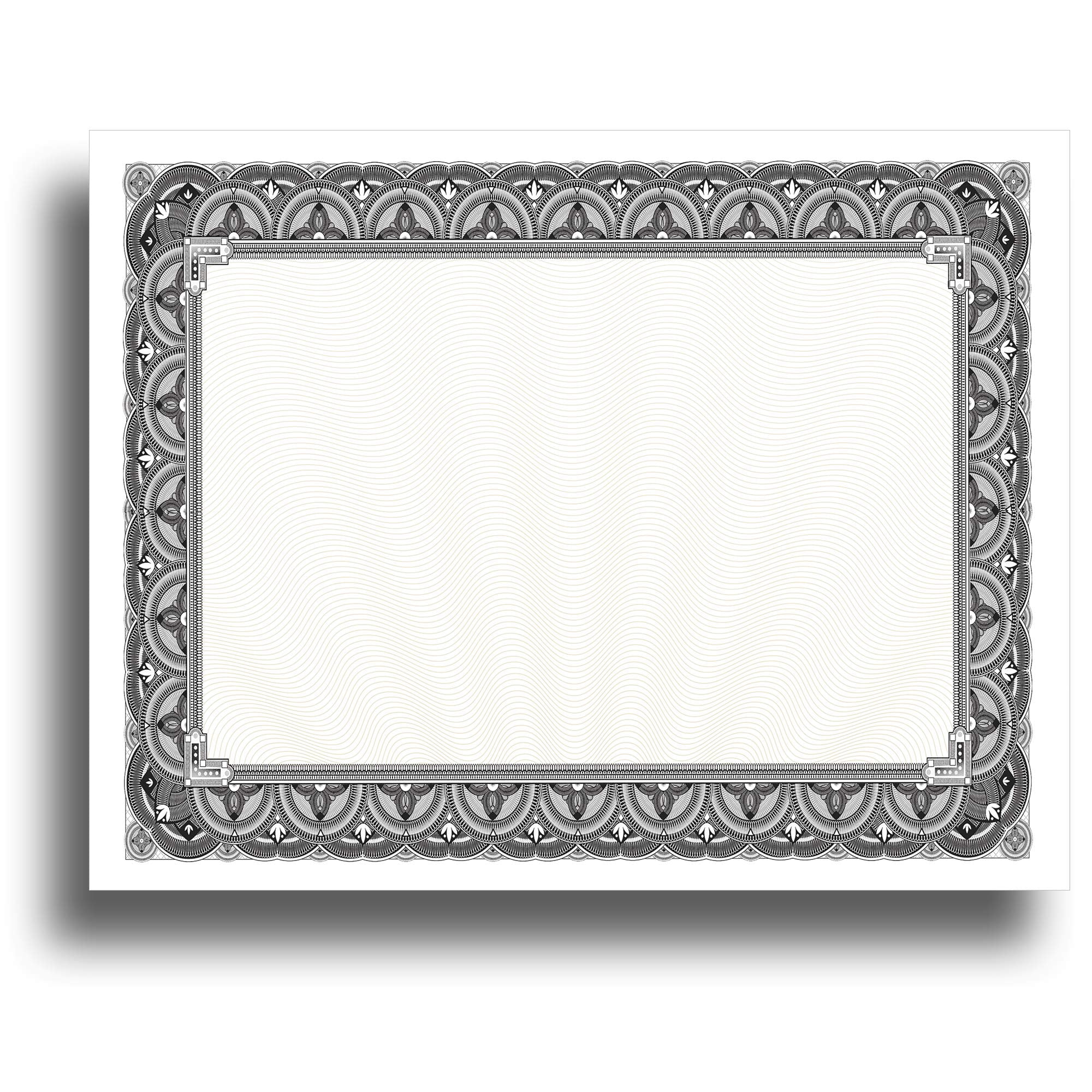 Heavyweight Thick Blank Certificate Paper - 100 Sheet Pack - 8.5" x 11 ...