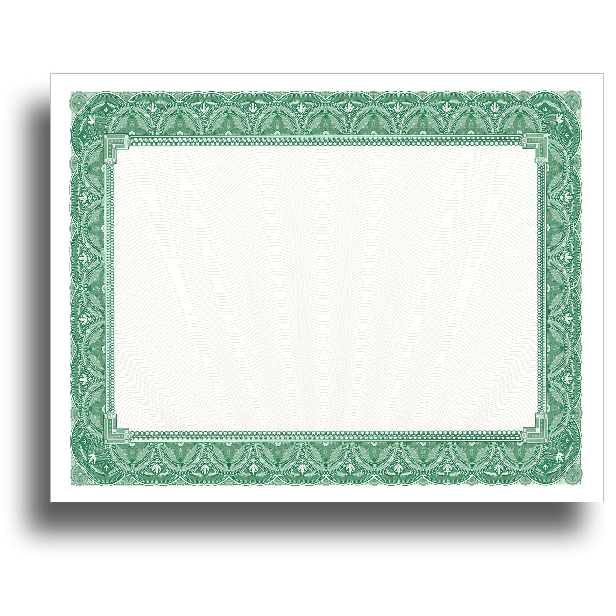 Heavyweight Thick Blank Certificate Paper - 100 Sheet Pack - 8.5" x 11 ...