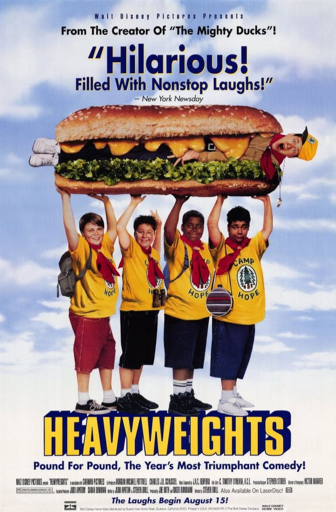 Heavyweights (1995) 11x17 Movie Poster - Walmart.com