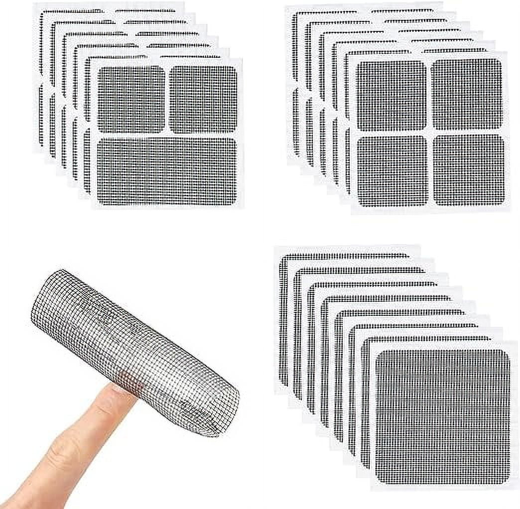 Hebalg 20PCS Window Screen Repair Patches Kit, Self Adhesive Screen ...