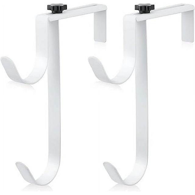Hebalg 2pcs Double Pool Pole Hooks, Adjustable Thickened Panel Pool ...
