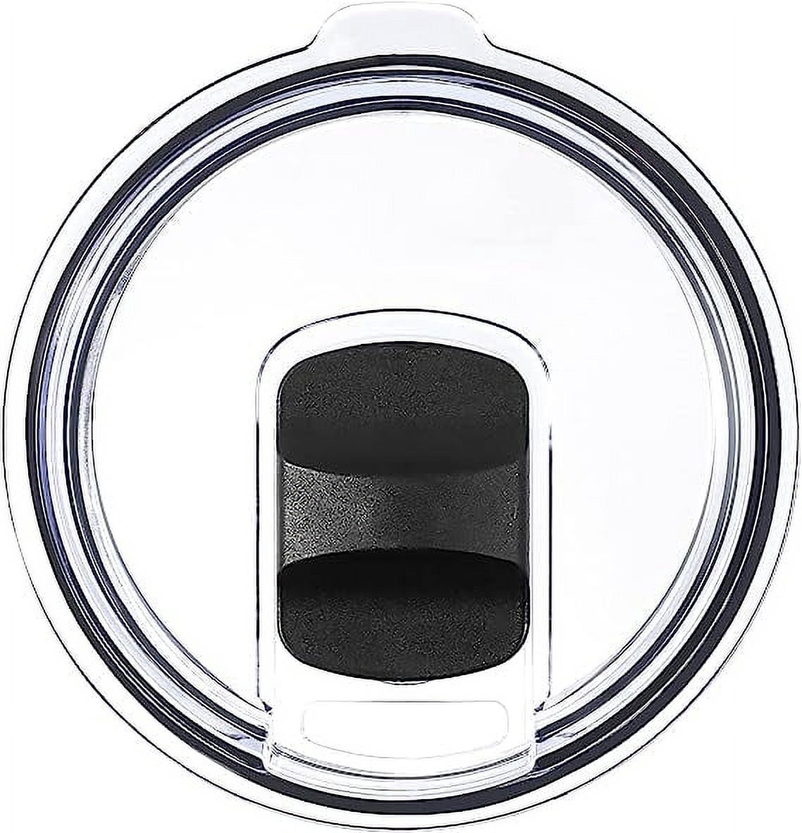 Hebalg 30oz Magnetic Tumbler Lid, Black Tumbler Replacement Lid ...