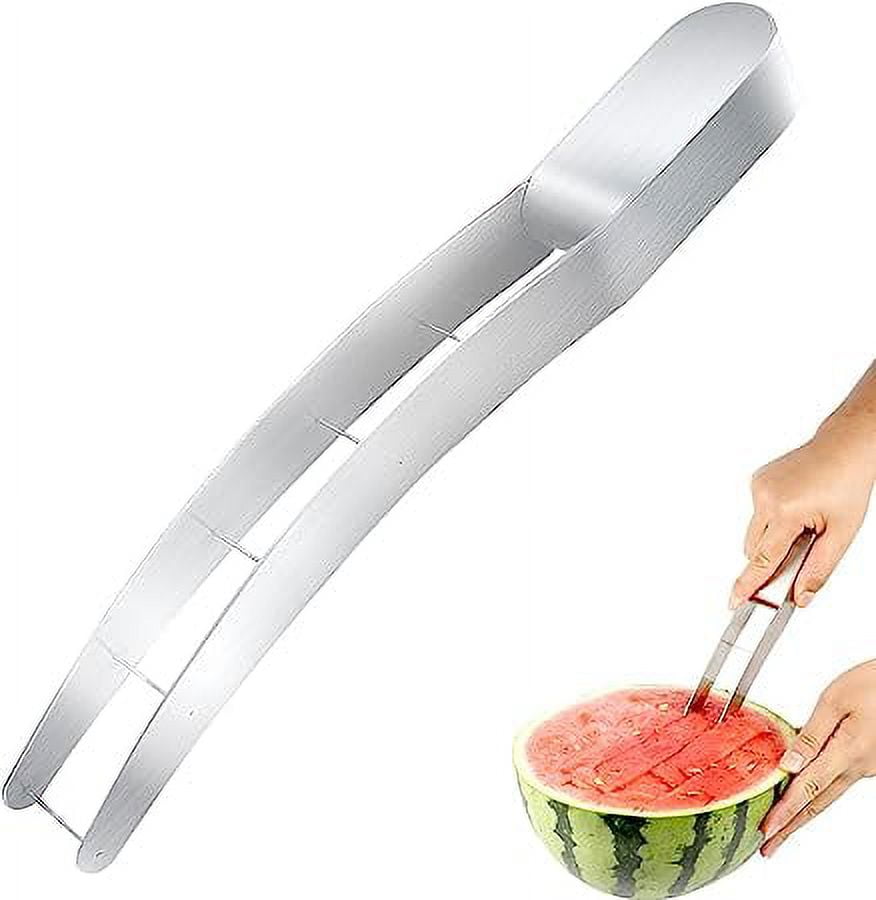 Hebalg Watermelon Cutter, Stainless Steel Watermelon Slicer Tool ...