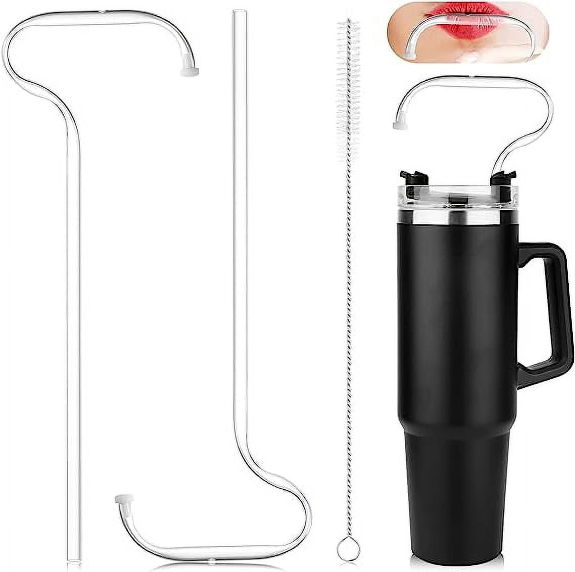 HebalgAnti Wrinkle Straw, 2pcs Plastic Prevent Wrinkle Straw Compatible ...