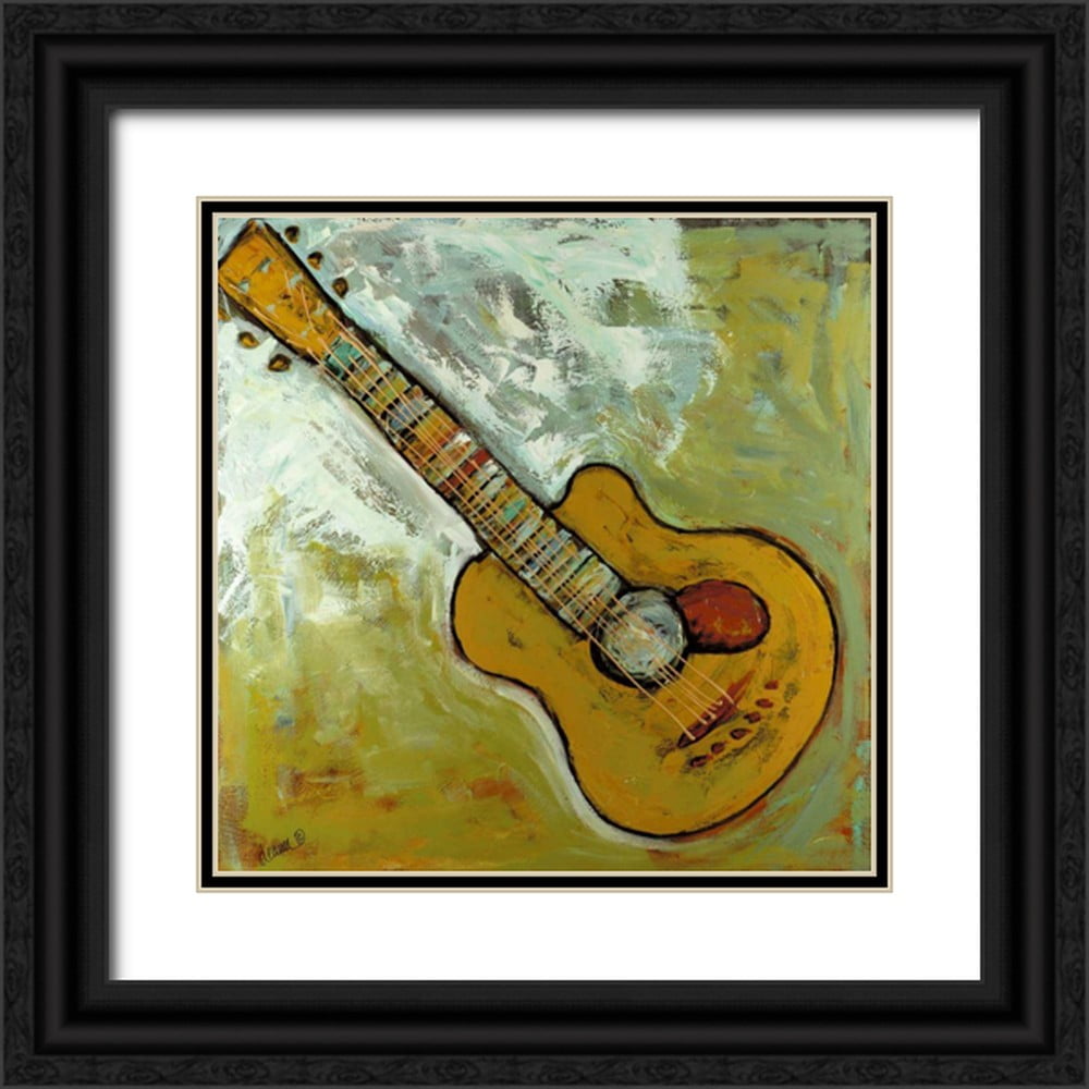 Hebert, Deann 15x15 Black Ornate Wood Framed with Double Matting Museum ...