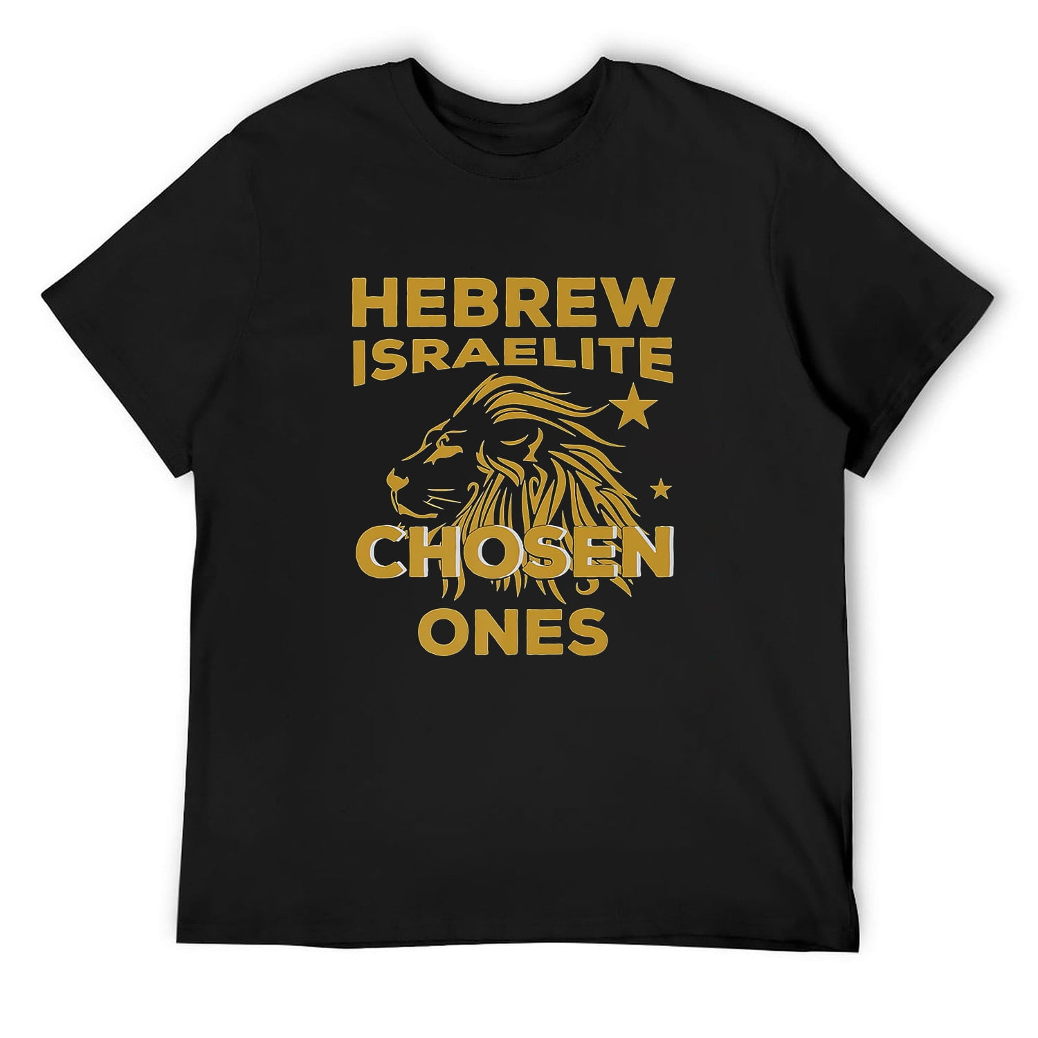 Hebrew Israelite Chosen Ones Lion Judah Mens Mens T Shirt Black 4X ...