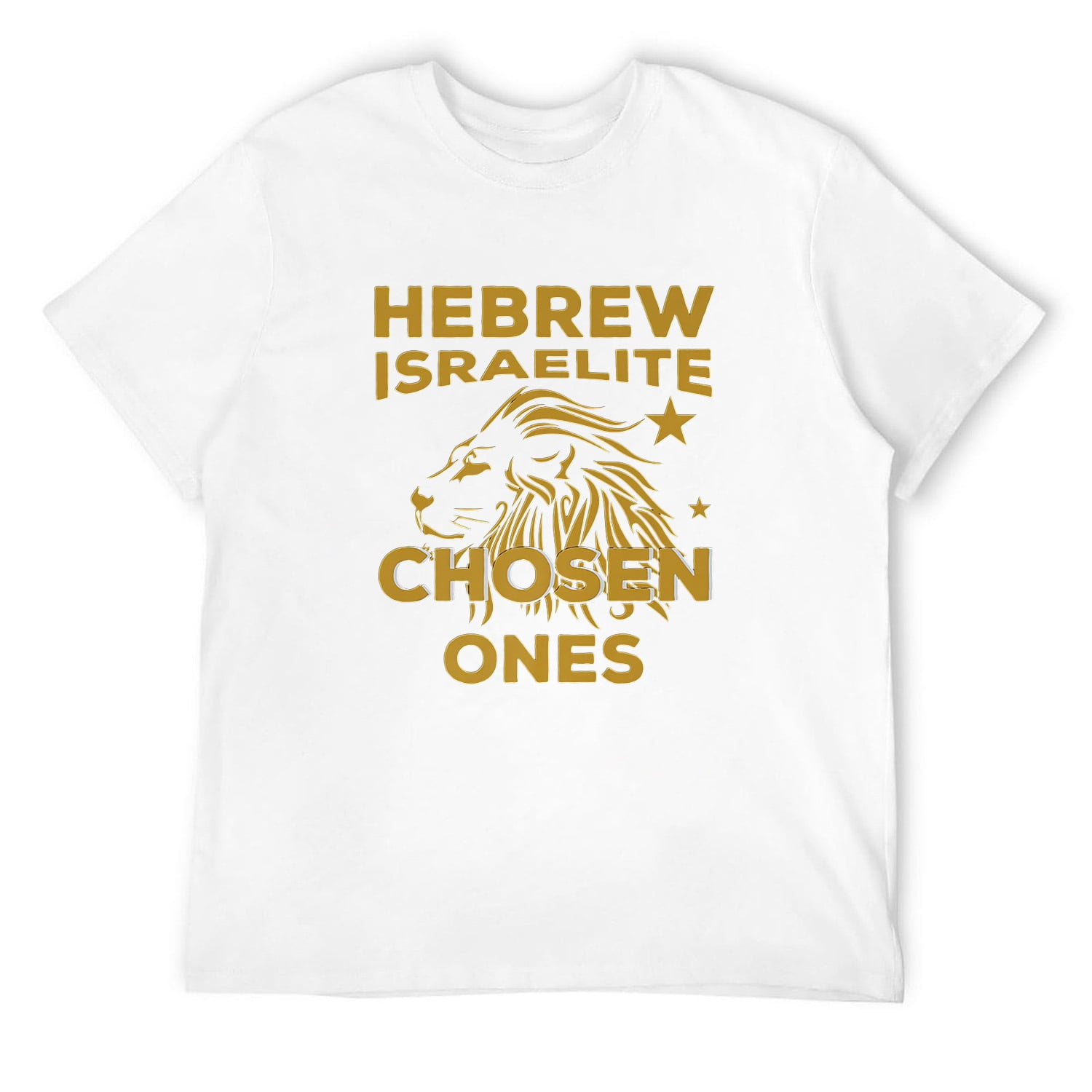 Hebrew Israelite Chosen Ones Lion Judah Mens Mens T Shirt White Large ...