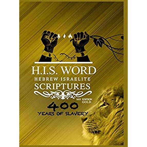 Pre-Owned Hebrew Israelite Scriptures: : 400 Years of Slavery - GOLD ...