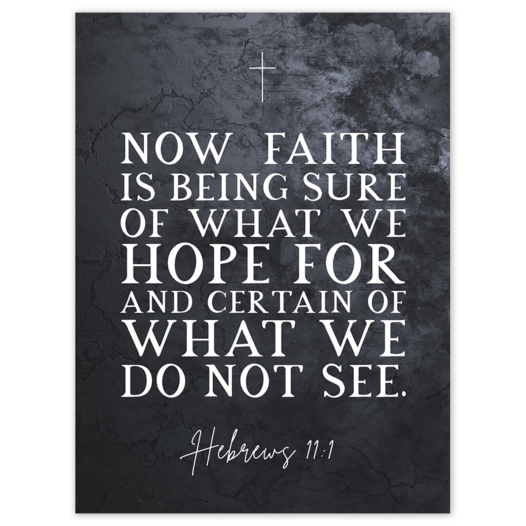 Hebrews 11:1 Faith is Being Sure of What We Hope For Christian Bible ...