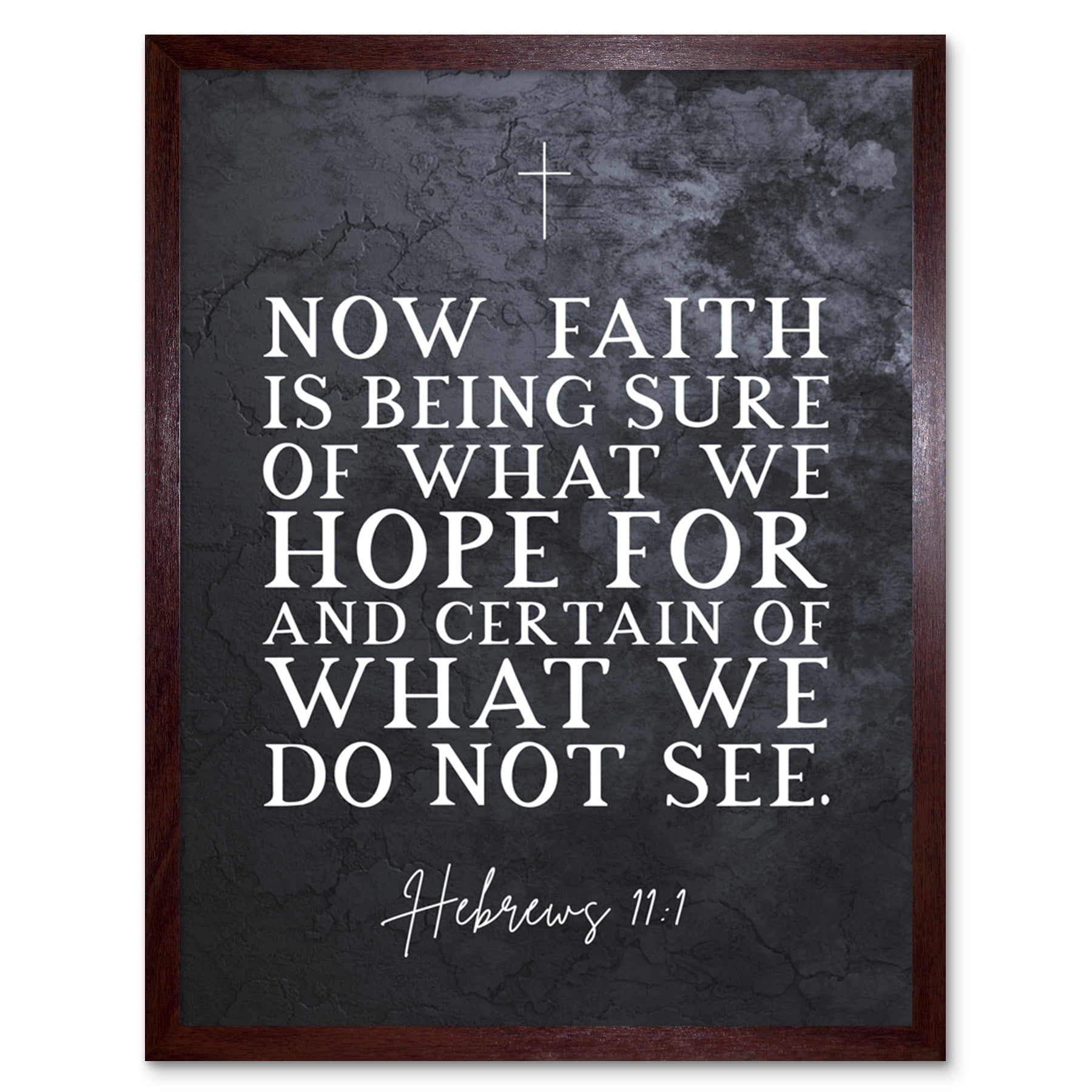 Hebrews 11:1 Faith is Being Sure of What We Hope For Christian Bible ...