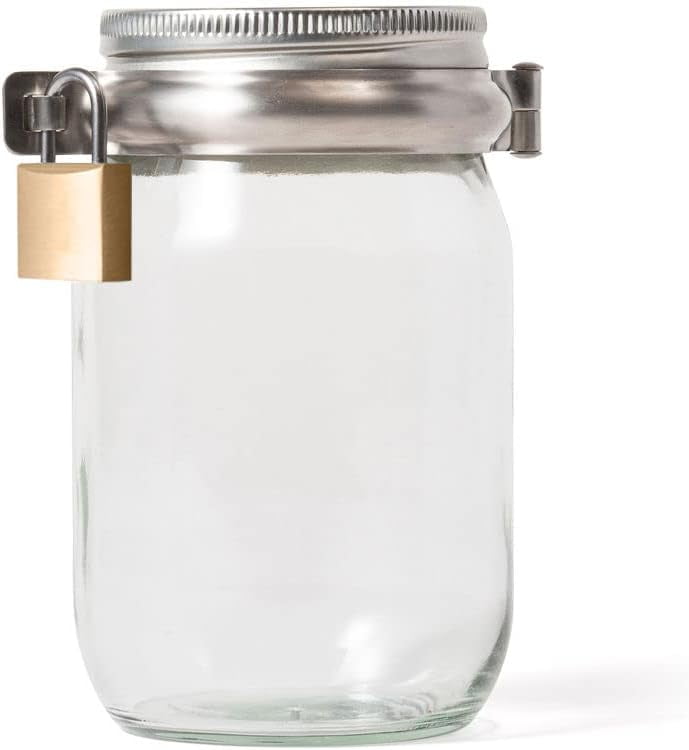 Hebrware Mason Jar Locking Lid, Pad Lock, For Regular Mouth Mason Jars ...