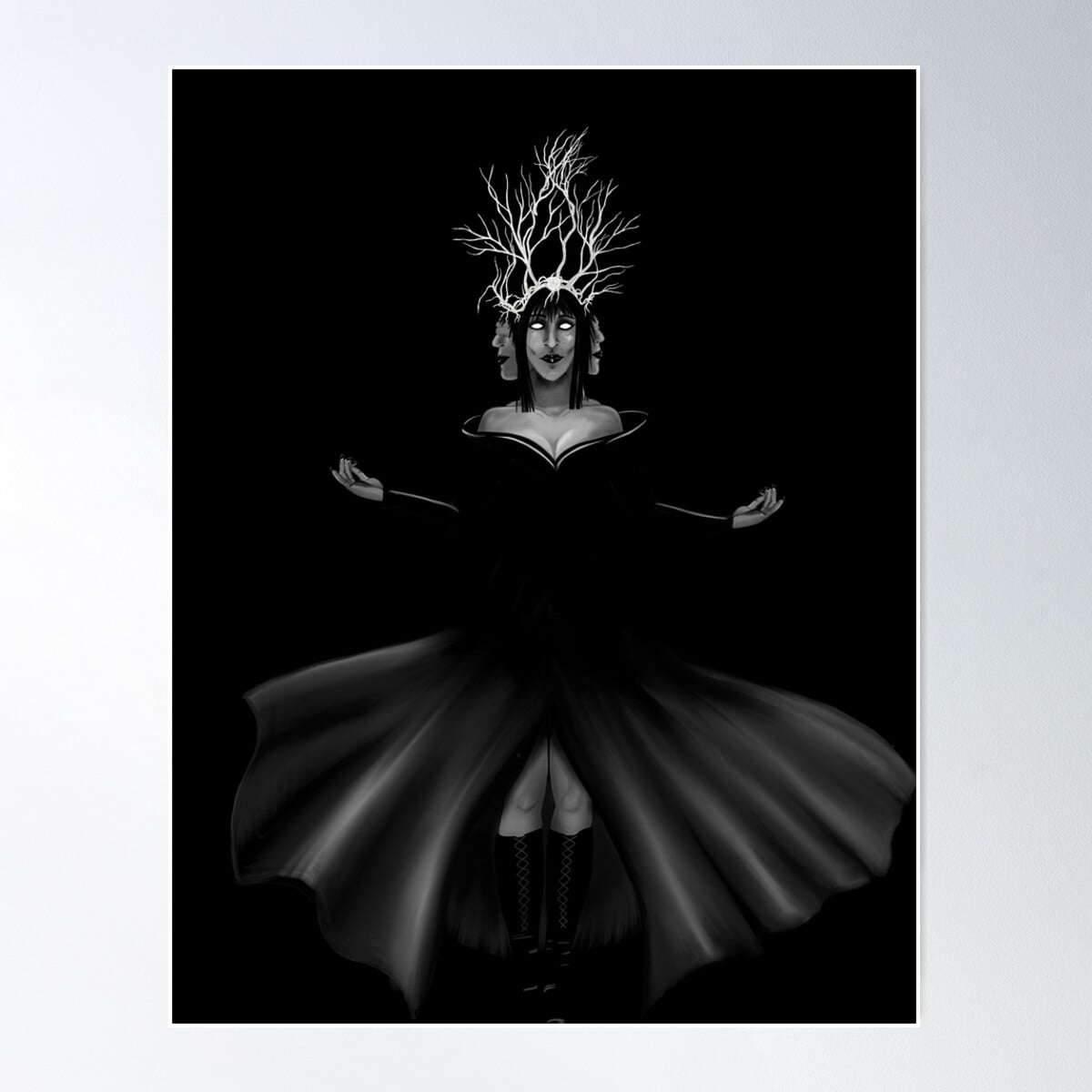 Hecate, Goddess Of Witches Poster Wall Art, Modern Wall Decor For ...