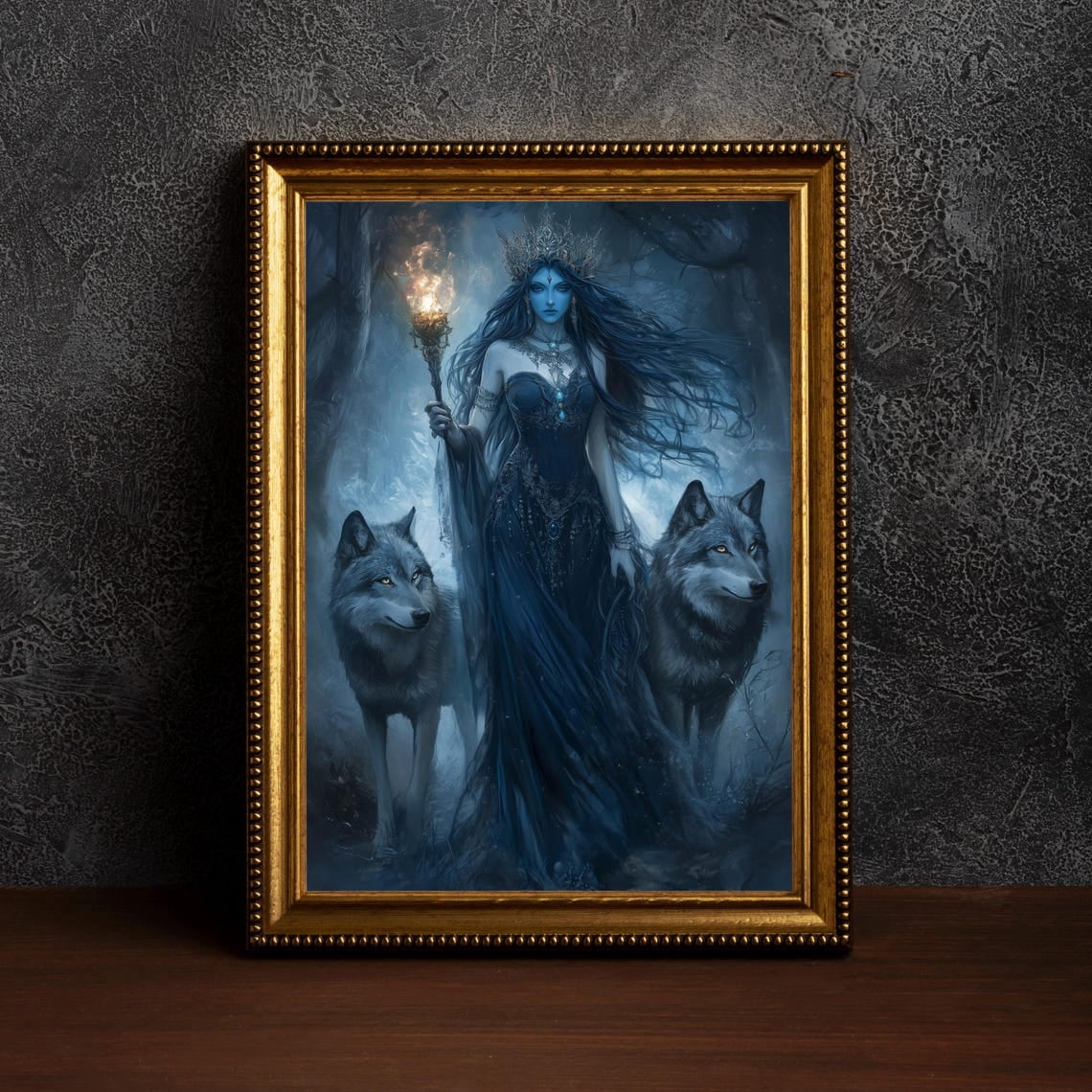 Hecate Guardian Of The Night, Greek Mythology Wall Art,Gothic Hecate ...