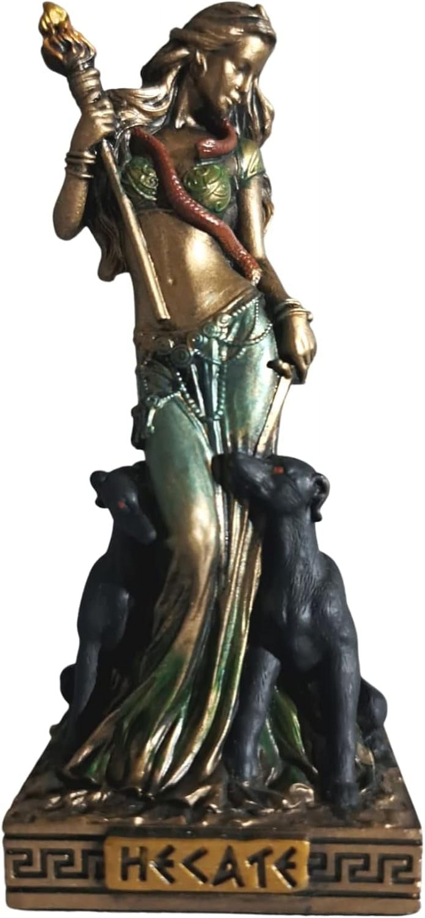 Hecate Statue Mini Sculpture Goddess of Magic Ancient Greek Mythology ...