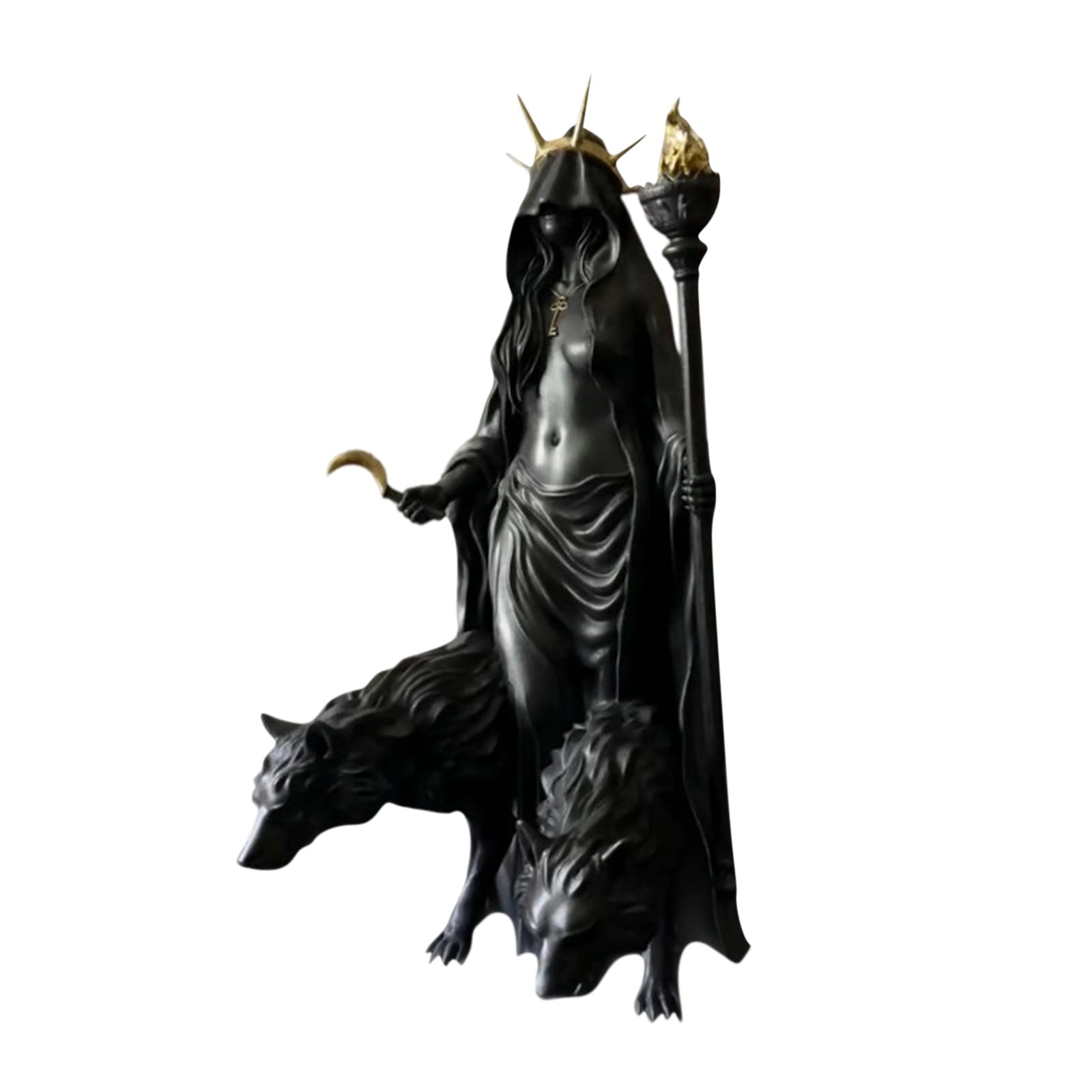 Hecate-Themed Halloween Night Witch Craft Figure: An Outstanding Haunted Decor for Your Home and ...